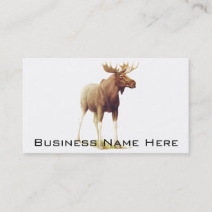 Moose Business Cards - Business Card Printing | Zazzle