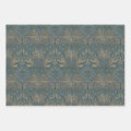 Vintage Morris Birds Peacock Vine Dragon Turkeys Wrapping Paper Sheets ...