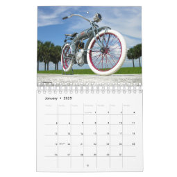 Vintage Motorcycle Calendar | Zazzle
