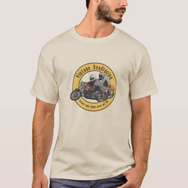 Vintage Motorcycle Racing T-Shirt | Zazzle