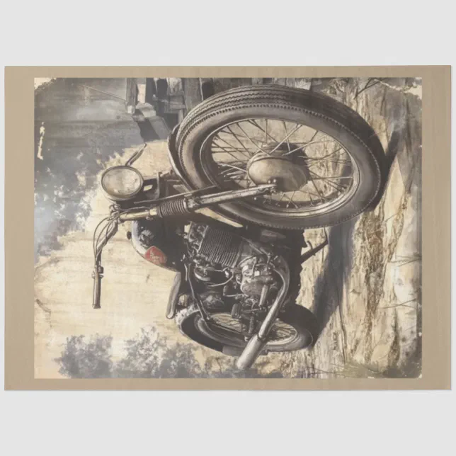 Vintage Motorcycle Series Design #10 Tissue Paper | Zazzle