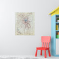 Vintage Mount Shasta Topographical Map Poster | Zazzle