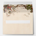 Vintage Mountain Forest Evergreen Tree Wedding Envelope | Zazzle