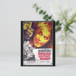 Vintage movie horror - postcard | Zazzle