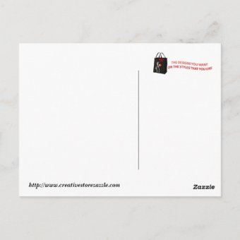 Vintage movie horror - postcard | Zazzle