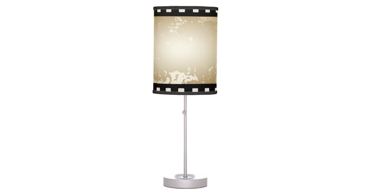 Vintage Movie Photo Film Strip Film Role Table Lamp | Zazzle