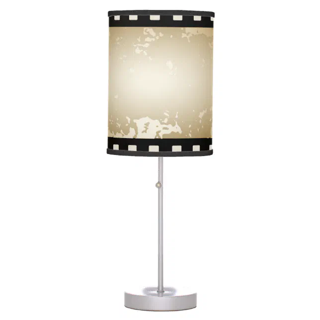 Vintage Movie Photo Film Strip Film Role Table Lamp | Zazzle