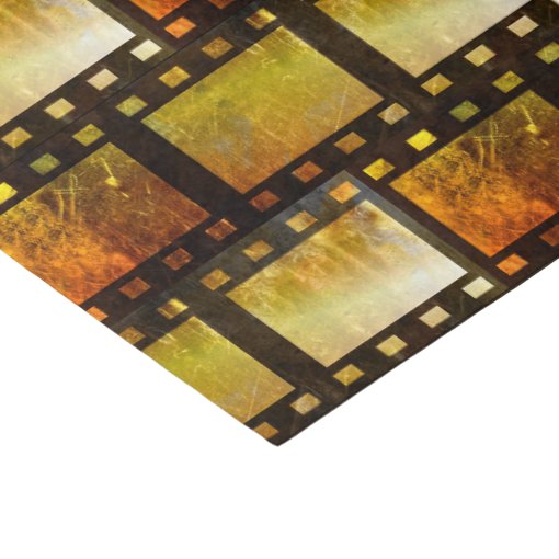 Vintage movie reel film tissue paper | Zazzle