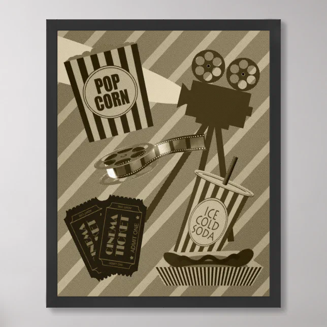 Vintage Movie Theater Poster | Zazzle