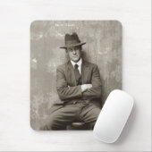 Vintage mugshot mafia gangster funny poster mouse pad | Zazzle