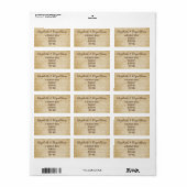 Vintage Music Address Labels | Zazzle