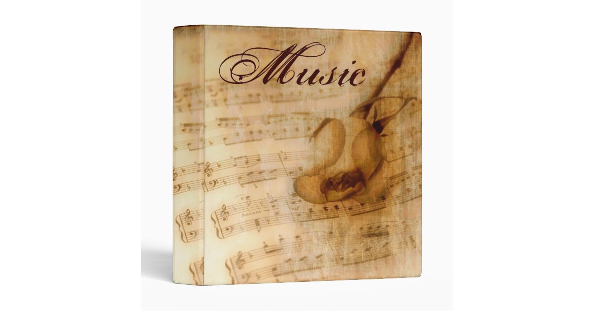 Vintage Music Binder | Zazzle