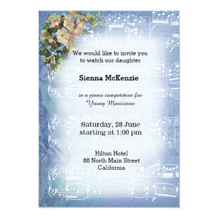 Choir Invitations | Zazzle