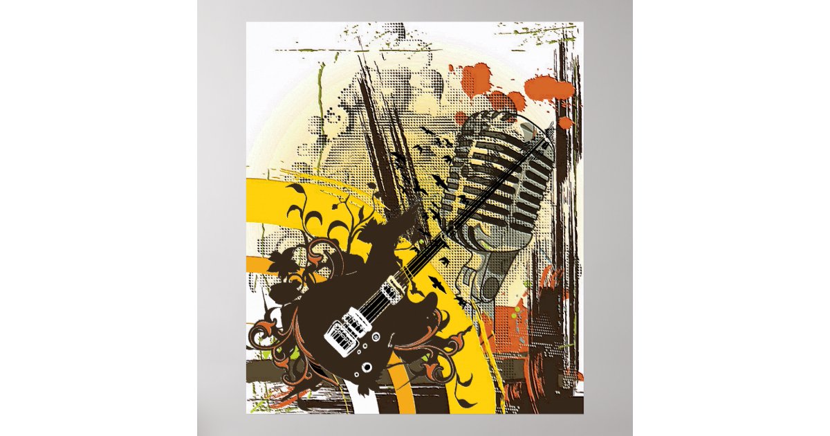 Vintage Music Poster | Zazzle