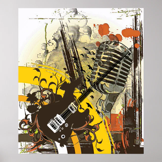 Vintage Music Poster | Zazzle