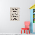 Vintage Mustache Poster | Zazzle