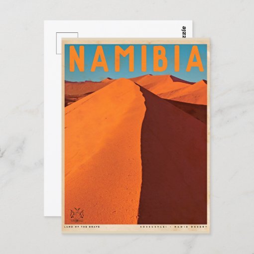 Vintage Namibia Travel Postcard | Zazzle