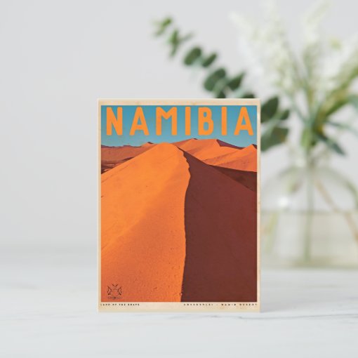 Vintage Namibia Travel Postcard | Zazzle