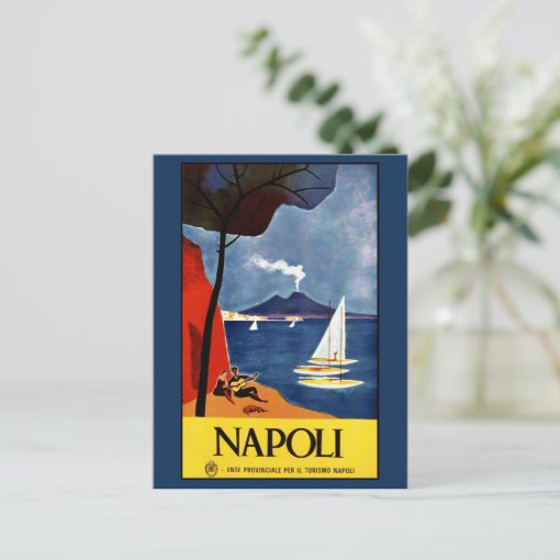 Vintage Napoli (Naples) Italy postcard | Zazzle
