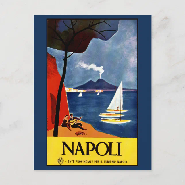 Vintage Napoli (Naples) Italy postcard | Zazzle