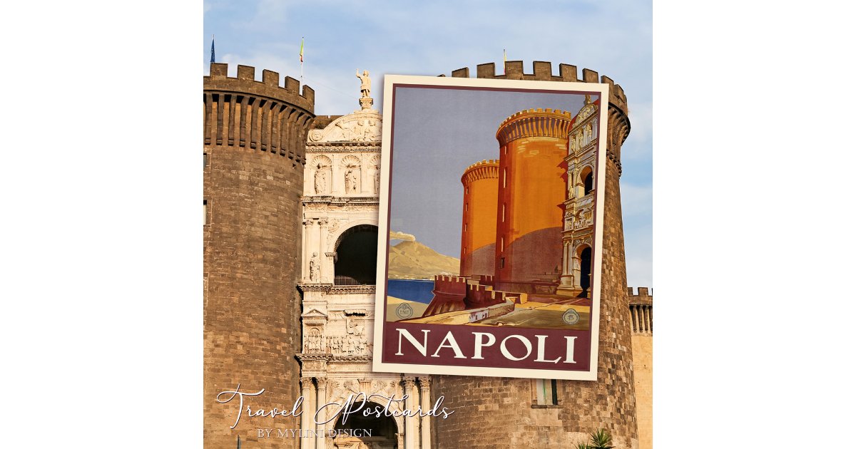 Vintage Napoli Postcard | Zazzle