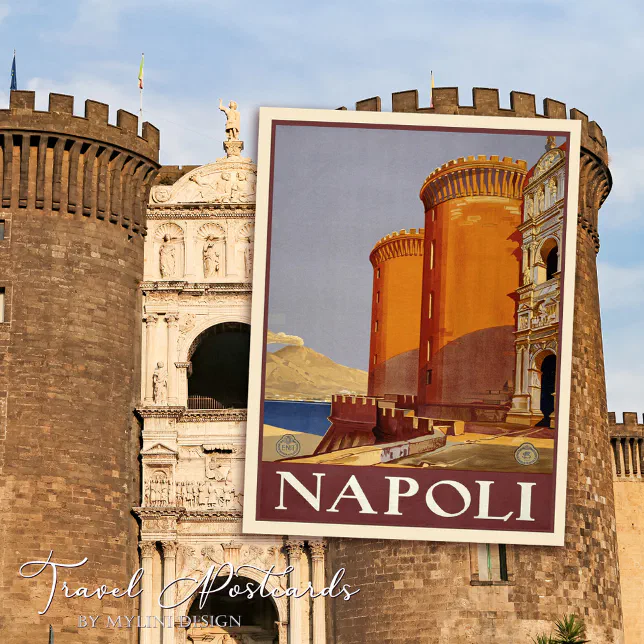 Vintage Napoli Postcard | Zazzle