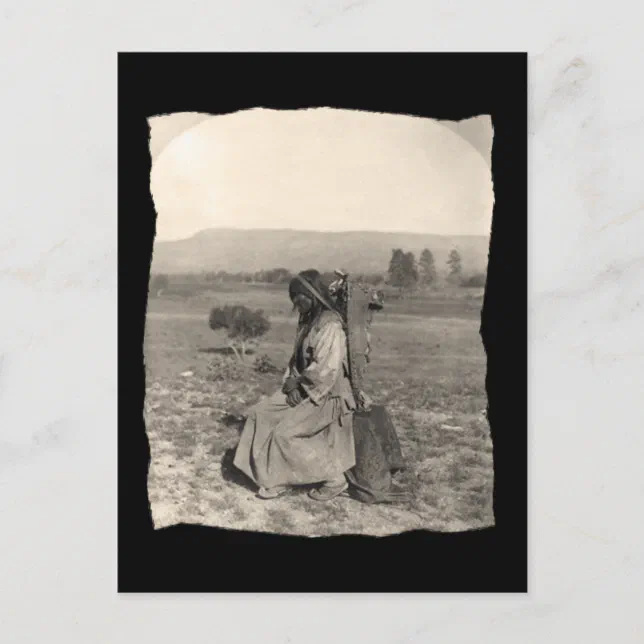 Vintage Native American Apache Postcard | Zazzle