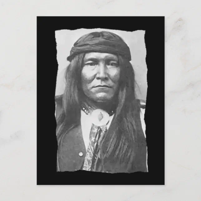 Vintage Native American Cochise Apache Postcard | Zazzle
