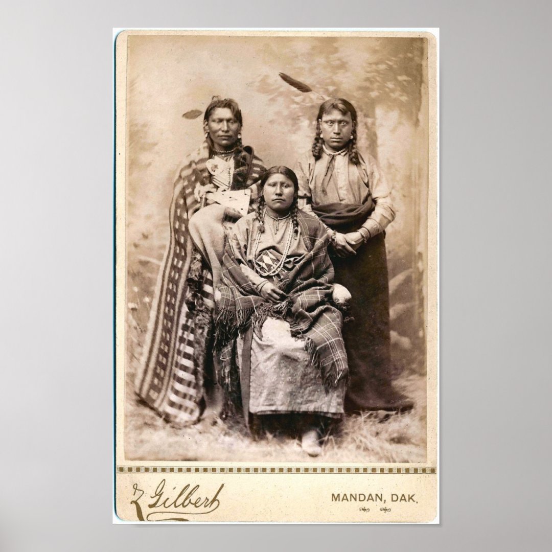 Vintage Native American Poster | Zazzle
