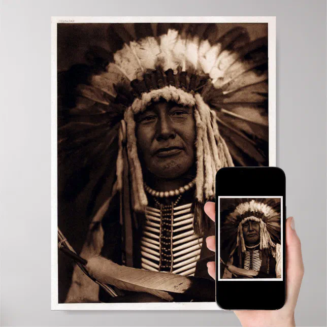 Vintage Native-American, Yellow Owl Poster | Zazzle