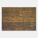Vintage Natural Bare Wood Panels Wrapping Paper Sheets | Zazzle