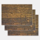 Vintage Natural Bare Wood Panels Wrapping Paper Sheets | Zazzle