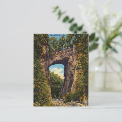 Vintage, Natural Bridge, Virginia Postcard | Zazzle