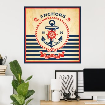 Vintage Nautical Poster | Zazzle