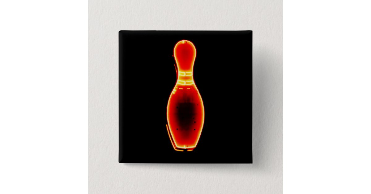 Vintage Neon Bowling Pin | Zazzle