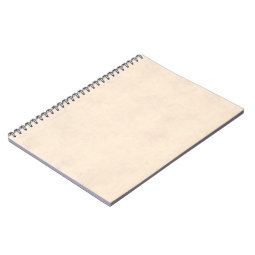 Vintage Neutral Parchment Beige Antique Paper Temp Notebook | Zazzle