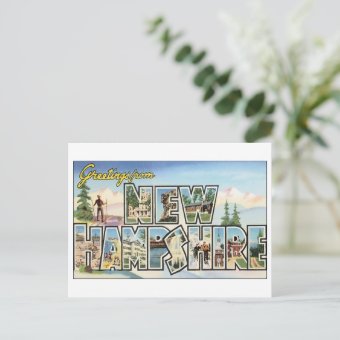 Vintage New Hampshire Postcard | Zazzle
