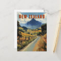 Vintage New Zealand Travel Postcard | Zazzle