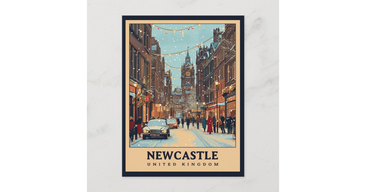 Vintage Newcastle Postcard | Zazzle