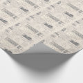 Vintage Newspaper Ad Wrapping Paper | Zazzle