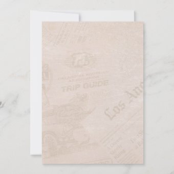 Vintage Newspaper Style Photo Birthday Invitation | Zazzle