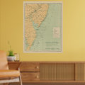 Vintage NJ, MD & Delaware Bay Lighthouse Map (1897 Poster | Zazzle