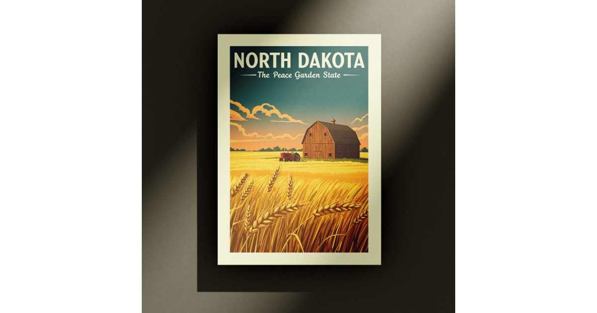 Vintage North Dakota Postcard | Zazzle