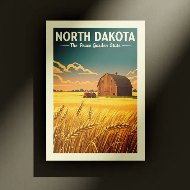 Vintage North Dakota Postcard | Zazzle