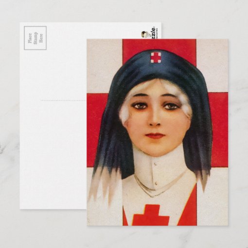 Vintage Nurse Postcard | Zazzle