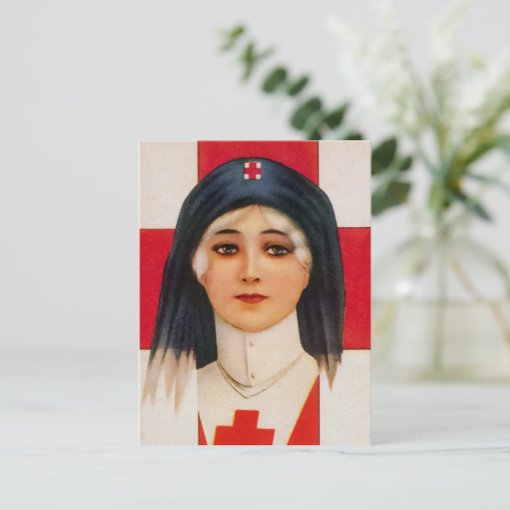 Vintage Nurse Postcard | Zazzle