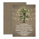 Vintage Oak Tree Engagement Party Invitations | Zazzle