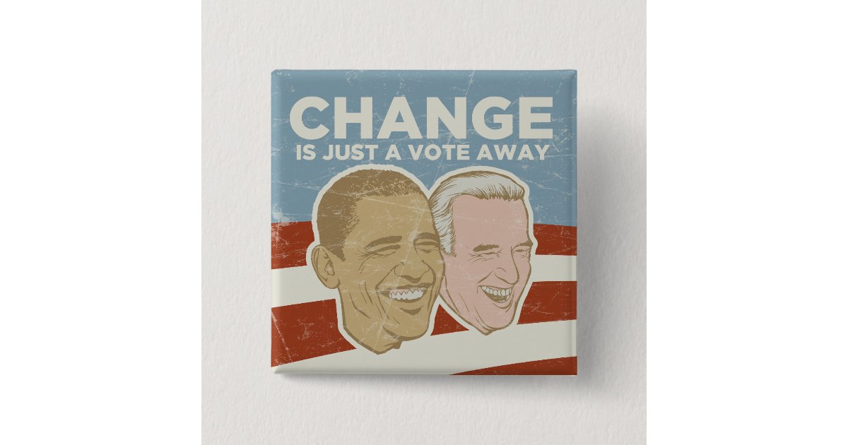 Vintage Obama Campaign Button | Zazzle