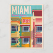 vintage Ocean Drive Miami Postcard | Zazzle