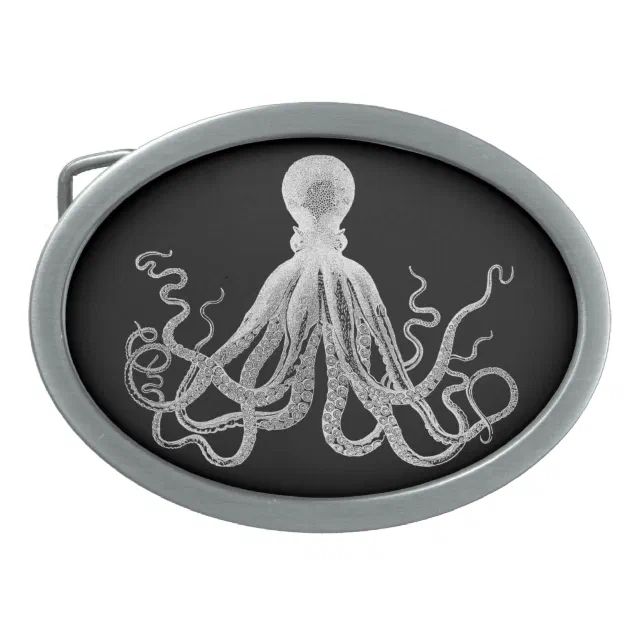 Vintage Octopus Belt Buckle | Zazzle